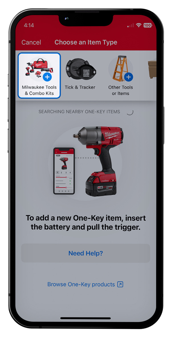 Add a Milwaukee® Tool to Your Inventory