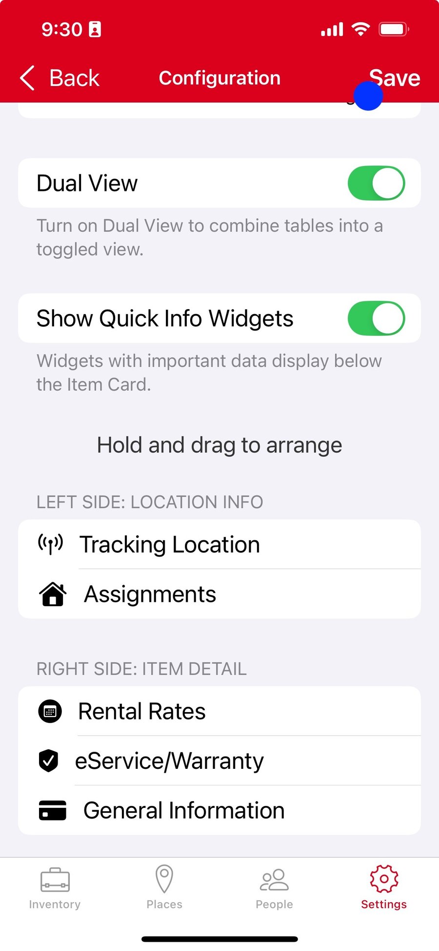 Customize Your Item Detail Screen