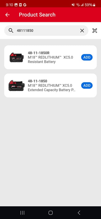 Add a Milwaukee® Tool to Your Inventory