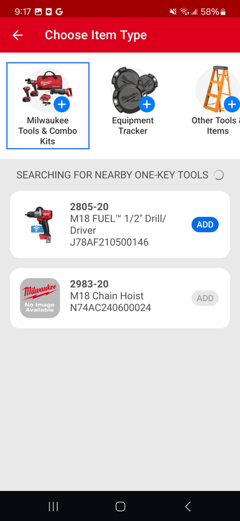 Add a Milwaukee® Tool to Your Inventory