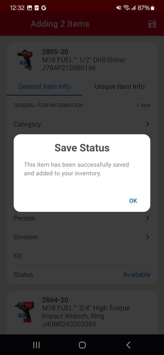 Add a Milwaukee® Tool to Your Inventory