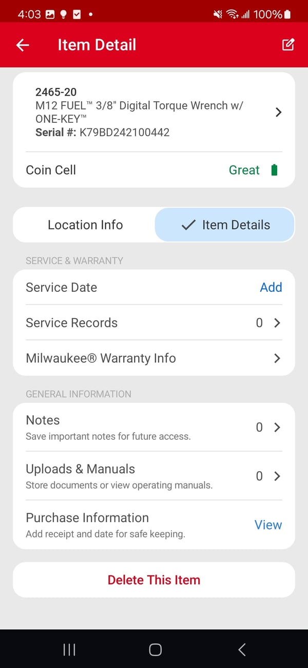 Customize Your Item Detail Screen