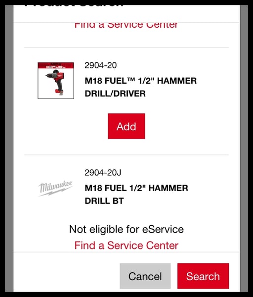 Start a Repair Order from the App