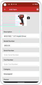 Add a Milwaukee® Tool to Your Inventory