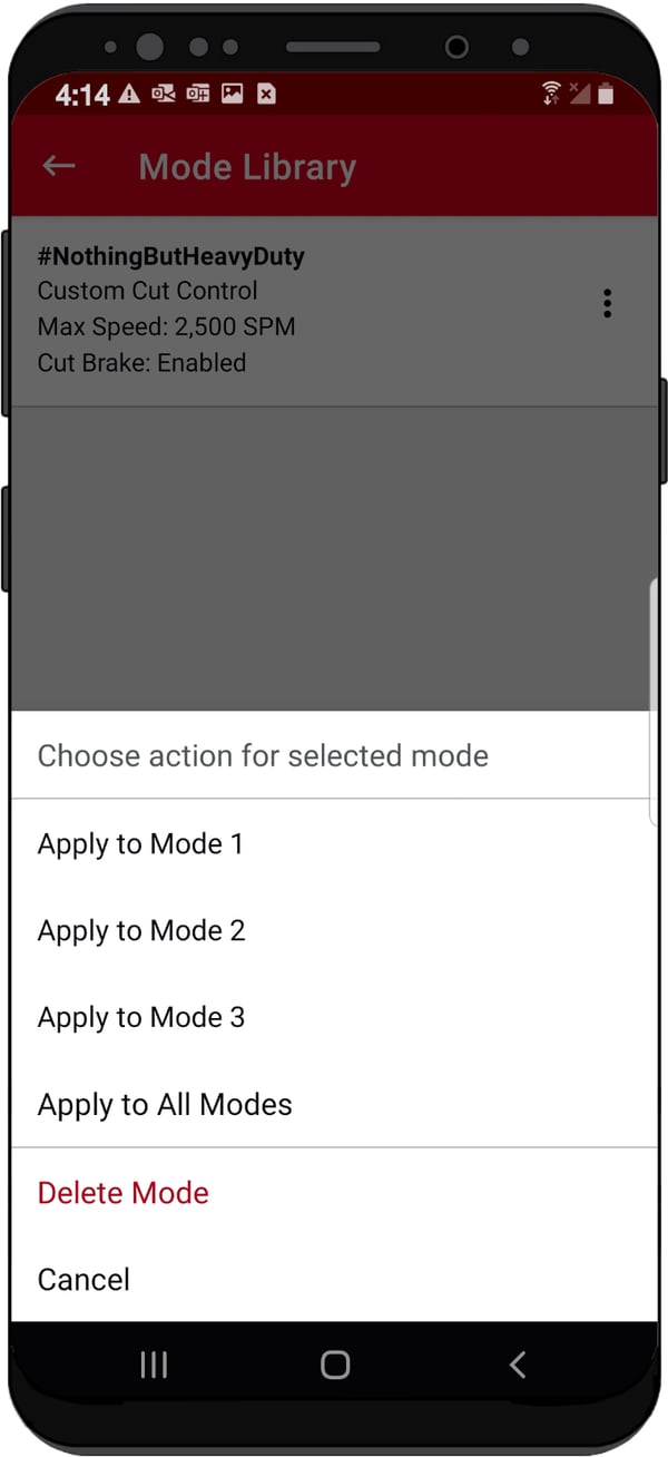 Logging Modes in the Library