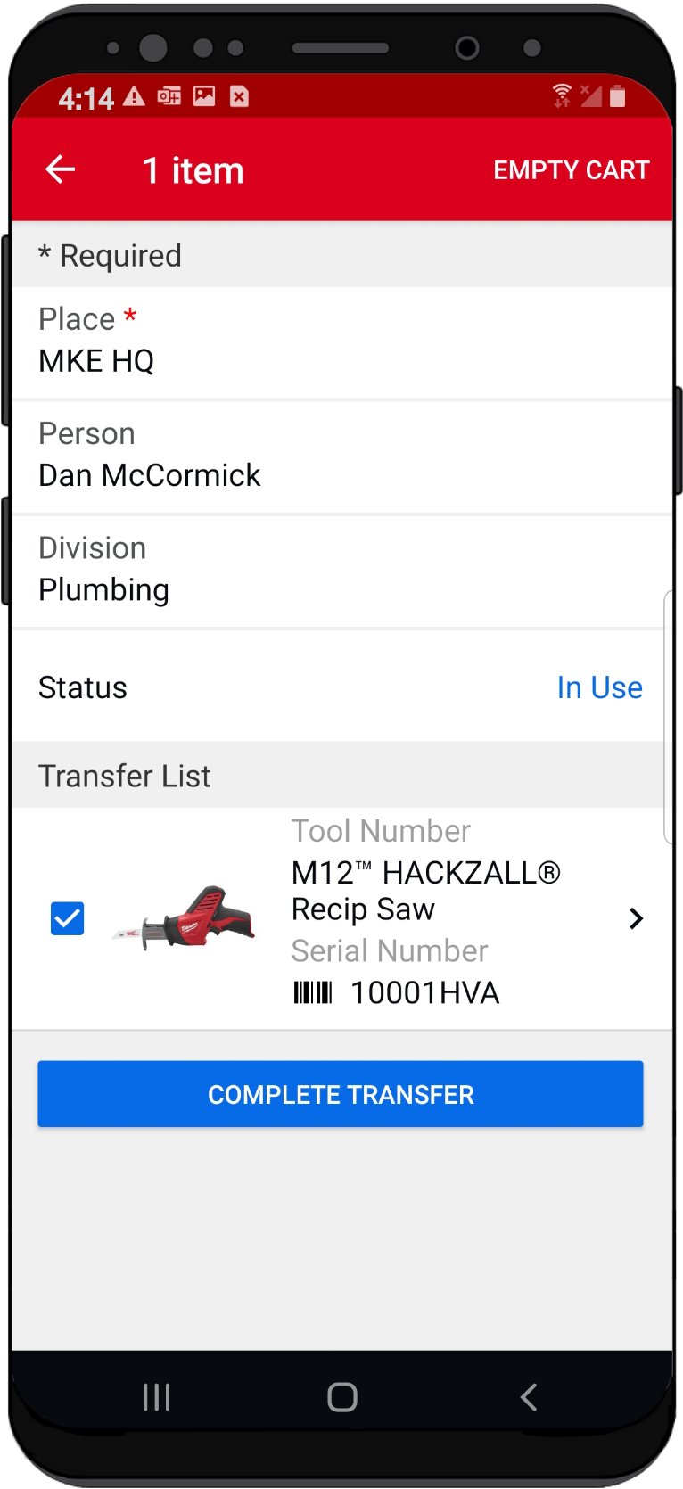 Transfer Your Tools between Jobsites