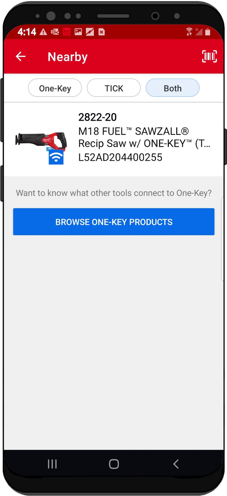 Using Tool Lockout to Activate Security Features on Compatible Smart Tools