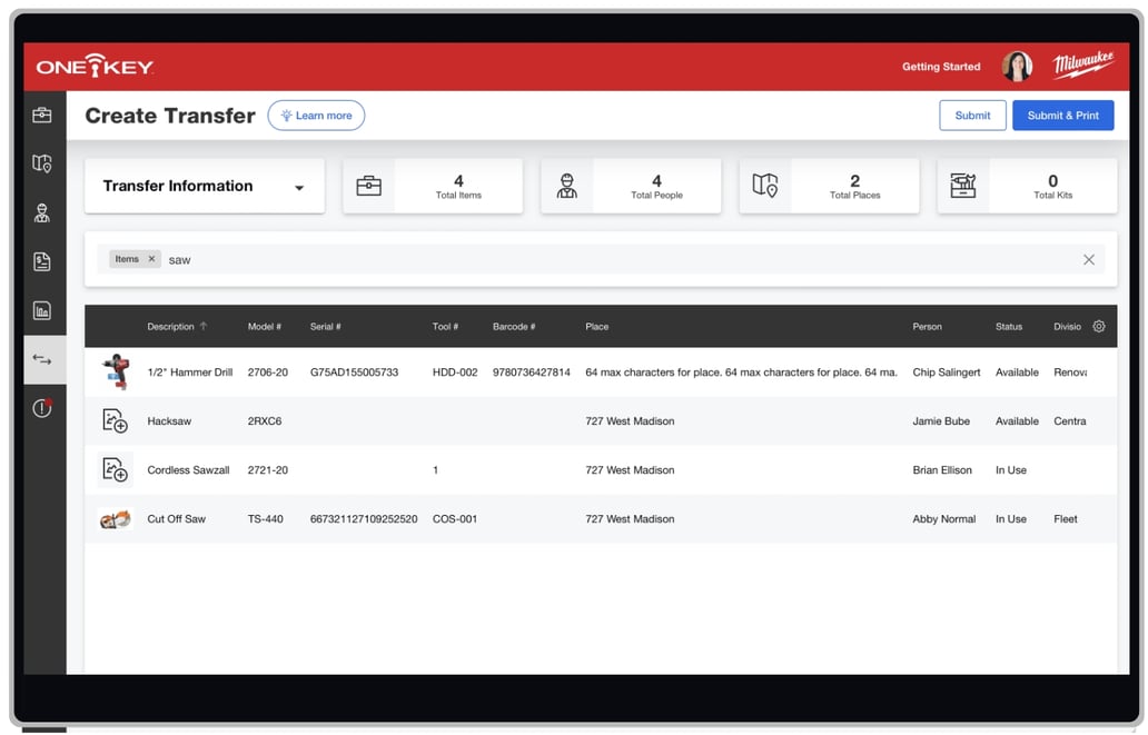 Transfer Your Tools between Jobsites