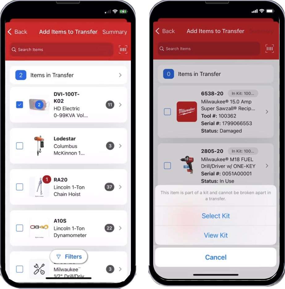 Transfer Your Tools between Jobsites