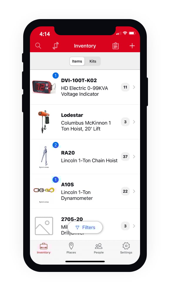 Search for an Item by Barcode