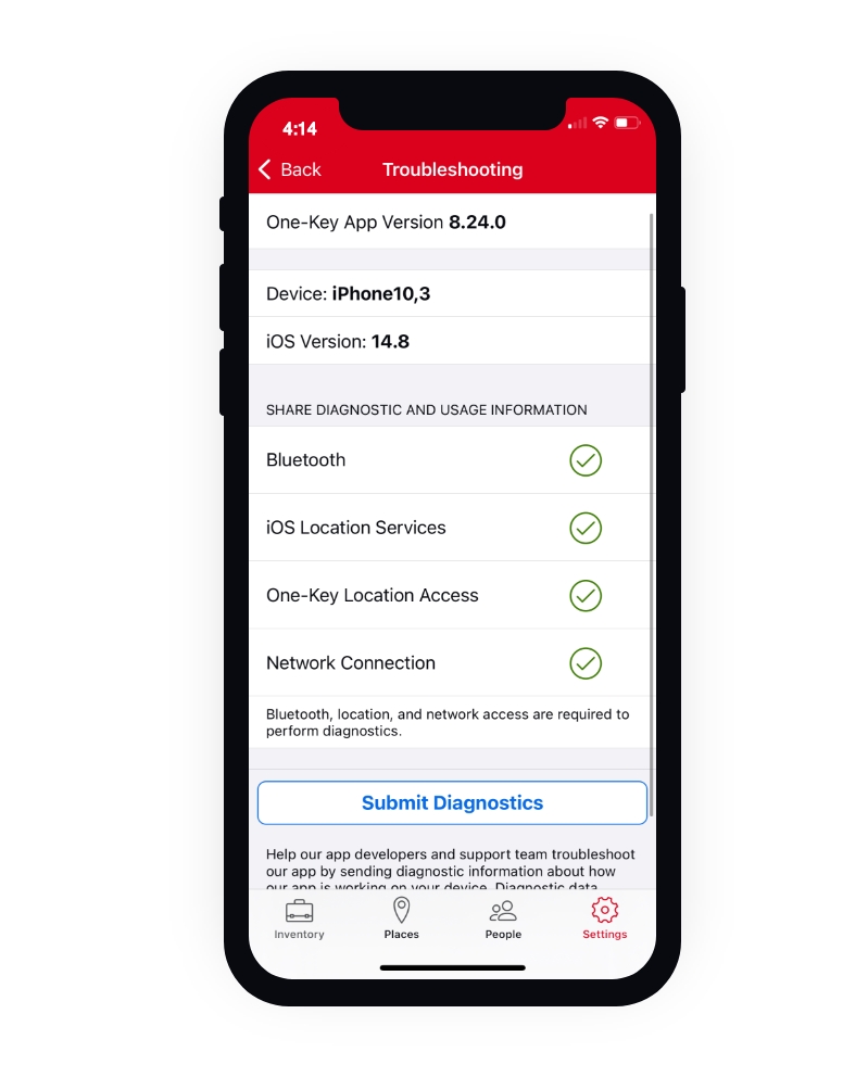 How to Find “Troubleshooting” in the App