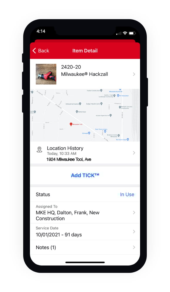 Search for an Item by Barcode