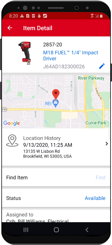 Use "Find Item" Feature to Troubleshoot Item Locating