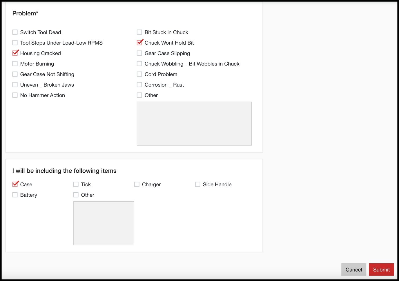 Start a Repair Order from the App