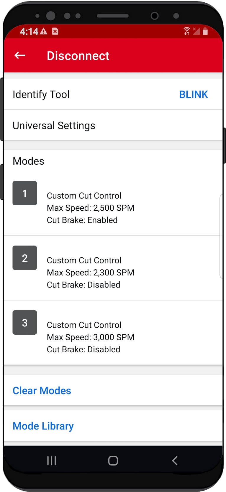 Logging Modes in the Library