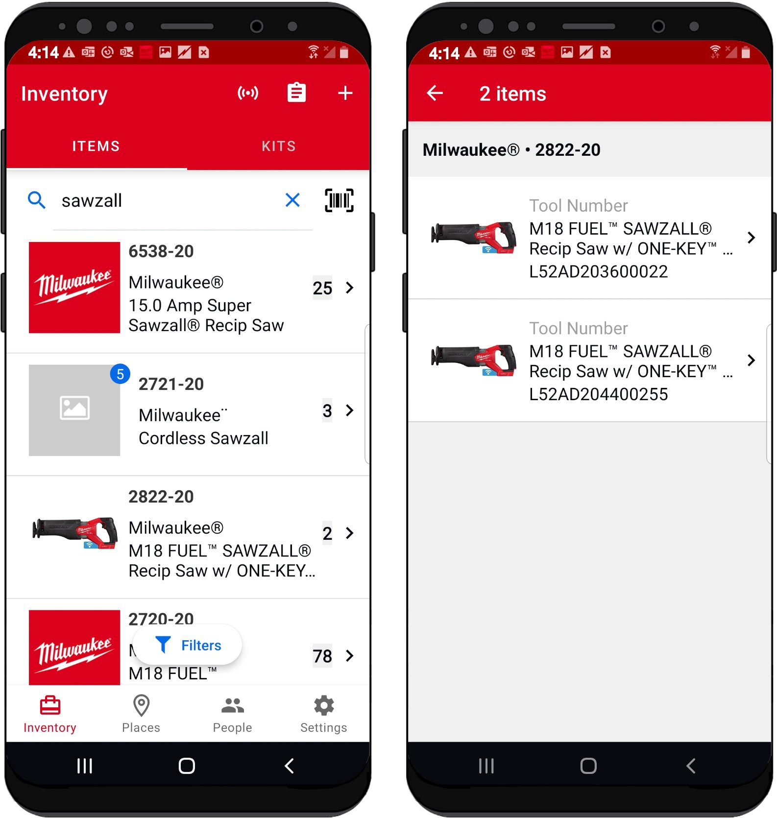 Mark a Tool as Missing