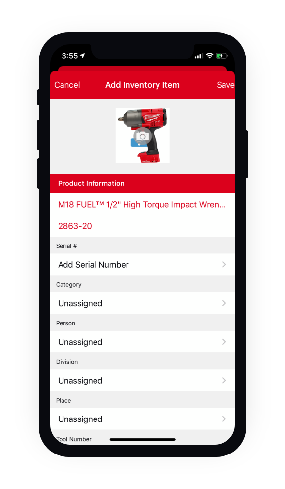 Add a Milwaukee® Tool to Your Inventory