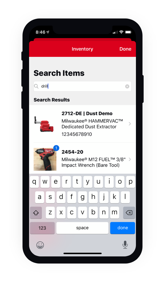 Search Your Inventory