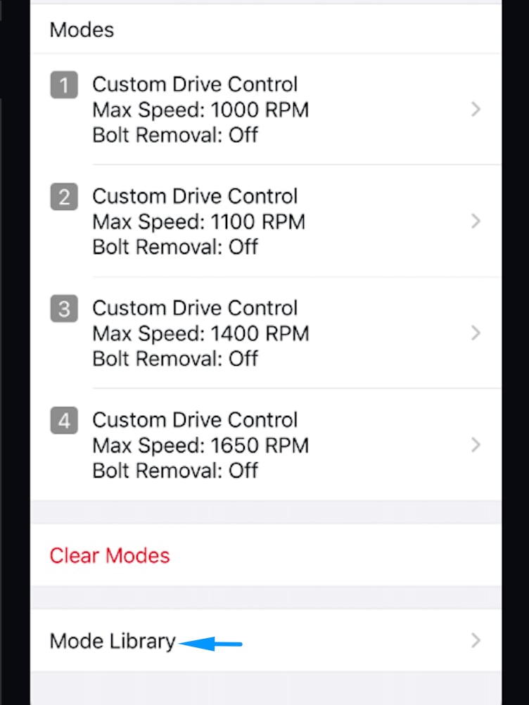 Logging Modes in the Library