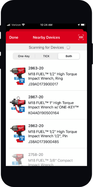 Using Tool Lockout to Activate Security Features on Compatible Smart Tools