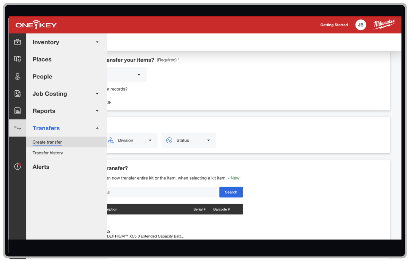 Transfer Your Tools between Jobsites
